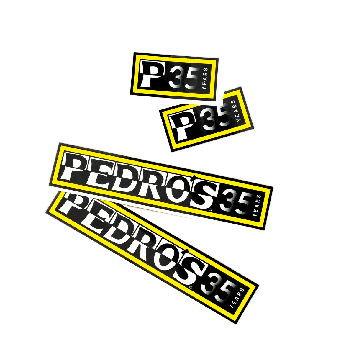 35th Anniversary Stickers – Pedro's NA